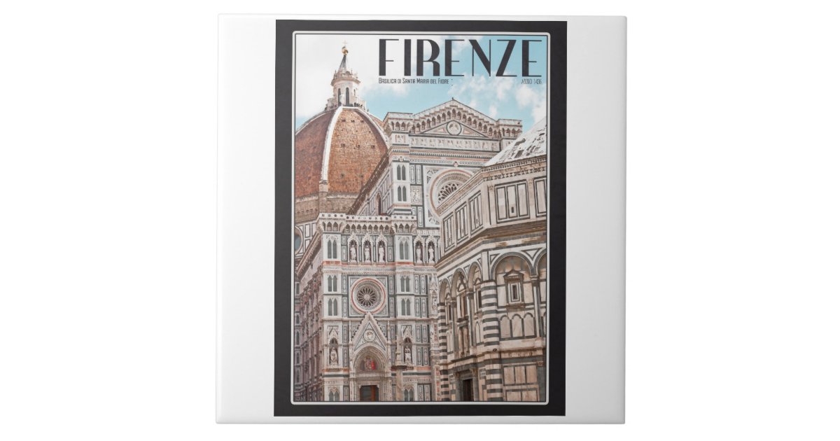 Firenze Duomo Ceramic Tile | Zazzle