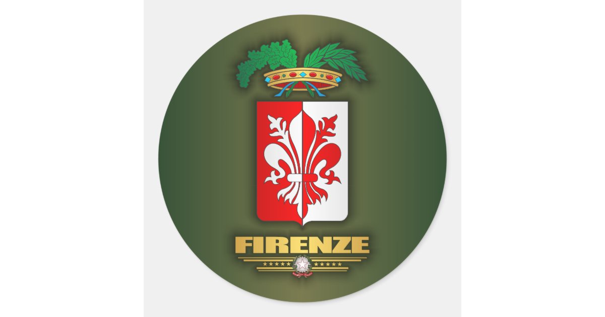 Firenze (Florence) Classic Round Sticker | Zazzle