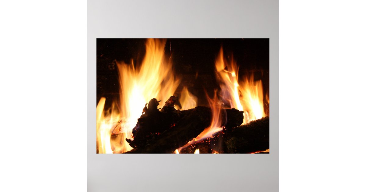 Fireplace Canvas Print | Zazzle