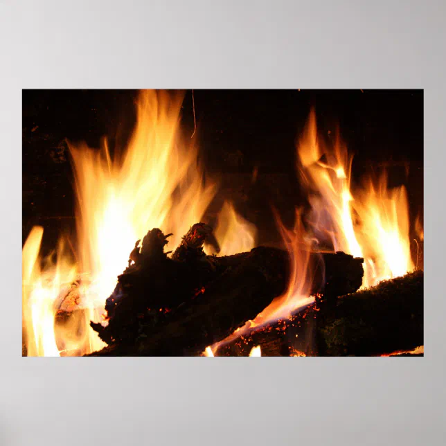 Fireplace Canvas Print | Zazzle