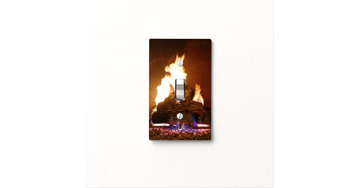 Fireplace Light Switch Cover | Zazzle