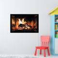 Fireplace Poster | Zazzle