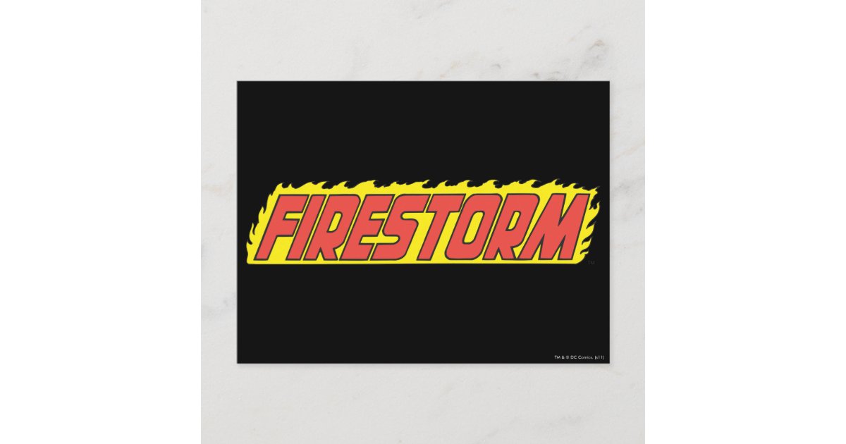 Firestorm Logo Postcard | Zazzle
