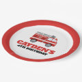 Firetruck Firefighter Birthday Party Paper Plates | Zazzle