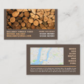 Firewood, Lumber/Timber/Wood Yard Business Card | Zazzle