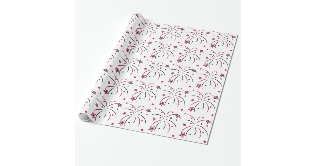 Firework Display Wrapping Paper | Zazzle