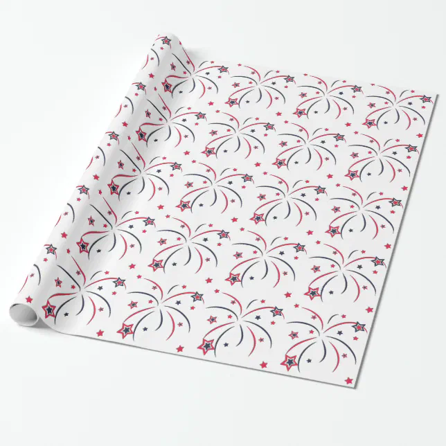 Firework Display Wrapping Paper | Zazzle