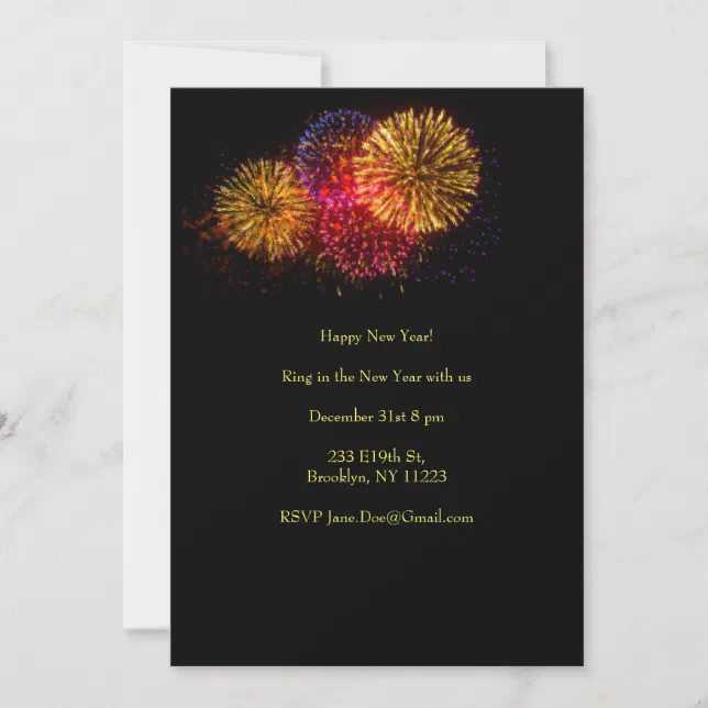 Firework Invitation | Zazzle