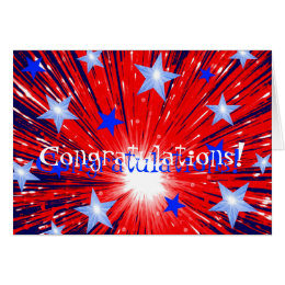 Fireworks Congratulations Gifts on Zazzle