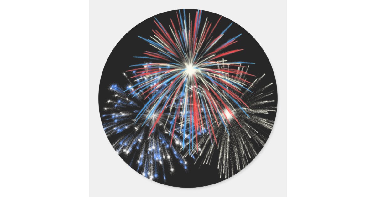 FIREWORK STICKERS | Zazzle