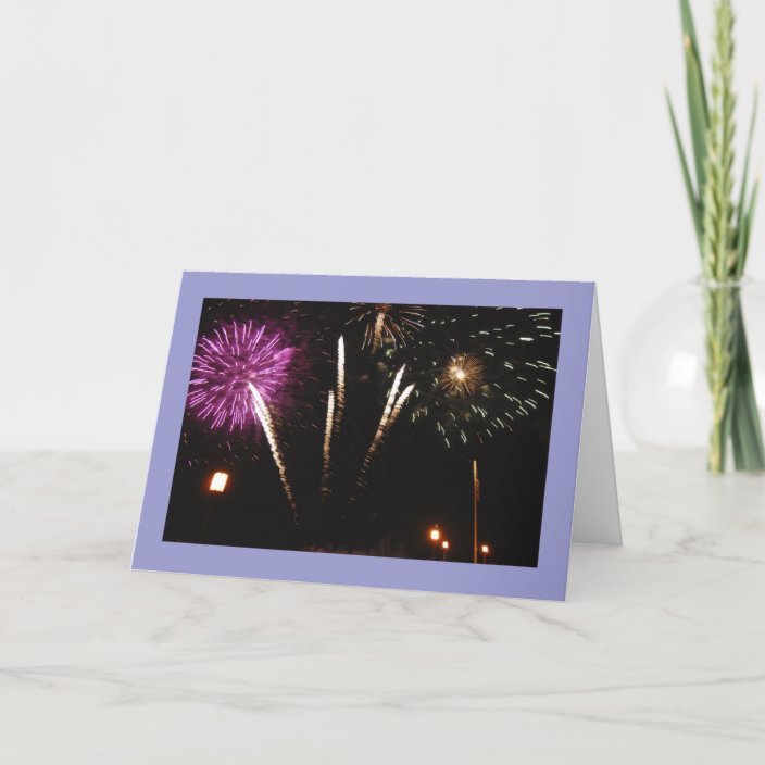 Firework Thank you Card | Zazzle.com