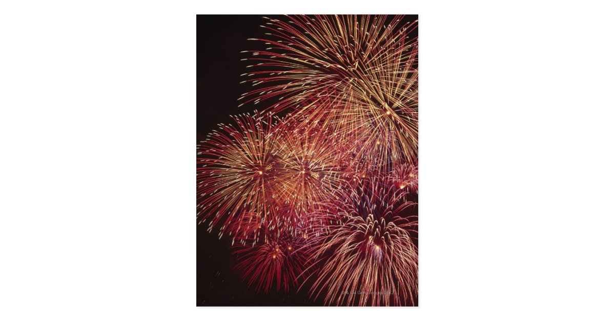 Fireworks 3 postcard | Zazzle.com