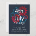 Fireworks 4TH of July Cookout Invitation | Zazzle