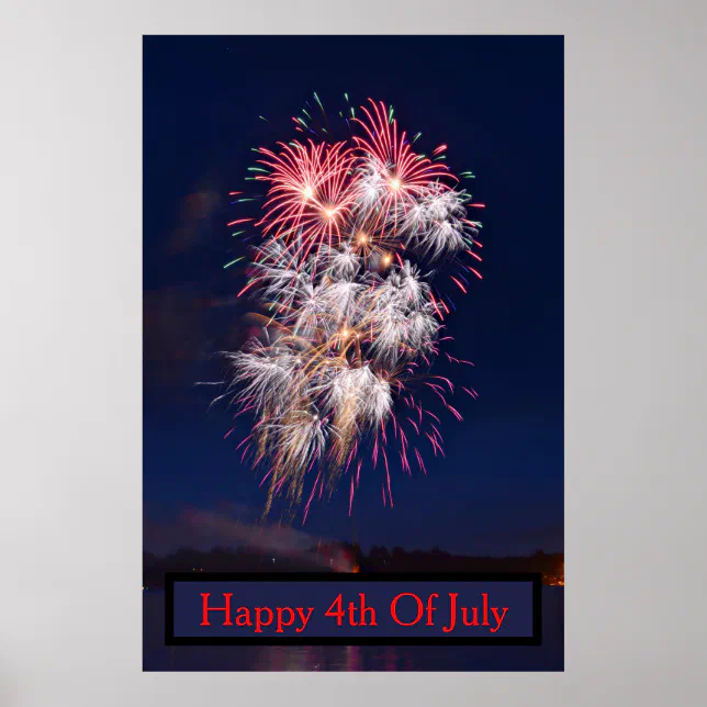 Fireworks 4th Of July Independence Day Poster | Zazzle