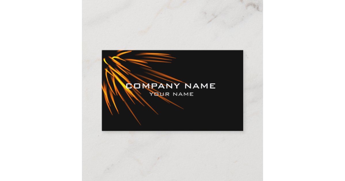 Fireworks business card | Zazzle