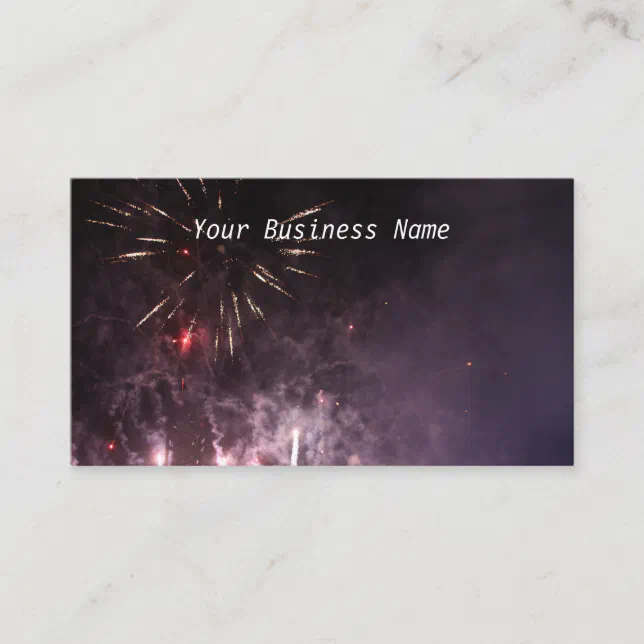 Fireworks Business Cards | Zazzle