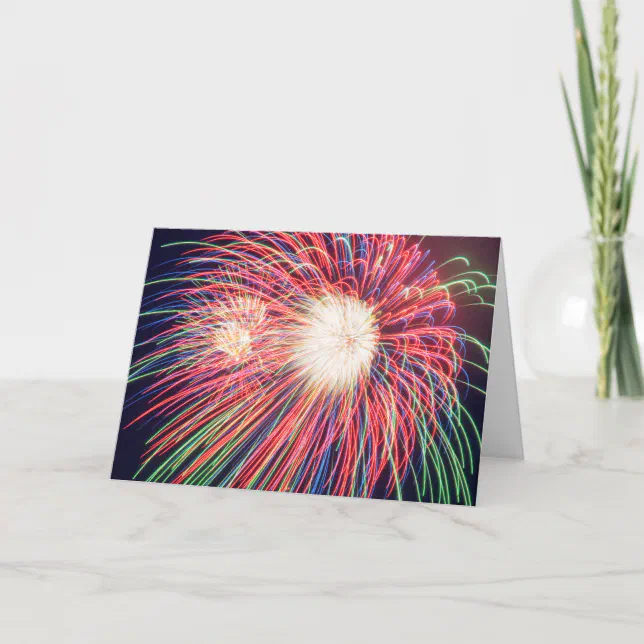 Fireworks Card | Zazzle
