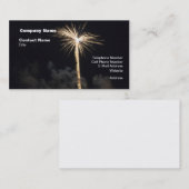 Fireworks Celebration at Night Business Card | Zazzle