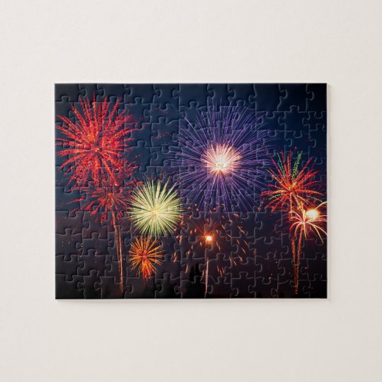 Fireworks Celebration Jigsaw Puzzle | Zazzle.com