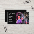 Fireworks Display Business Card | Zazzle