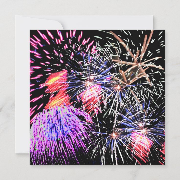 Fireworks Display Invitation | Zazzle