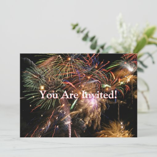 Fireworks Display Invitation | Zazzle