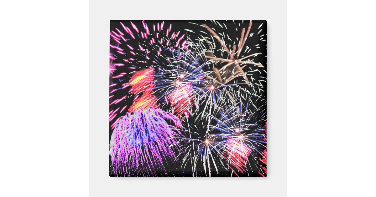 Fireworks Display Magnet | Zazzle
