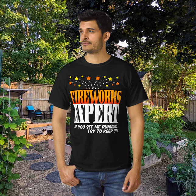 Fireworks Expert Shirt | Zazzle