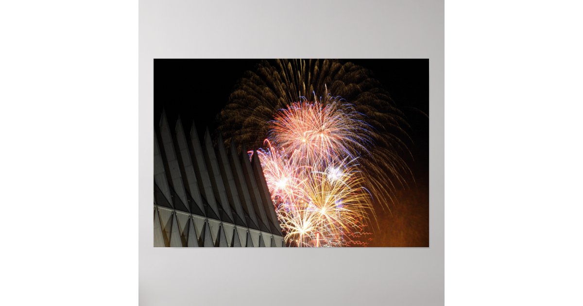 Fireworks explode poster | Zazzle