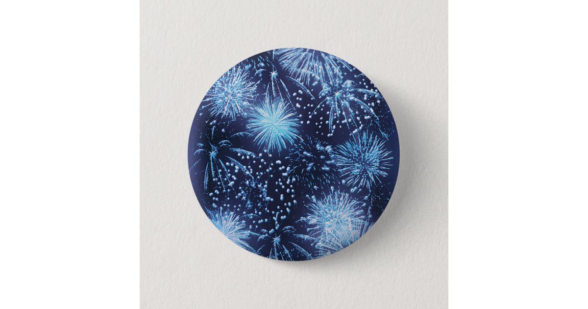 Fireworks exploding buttons & badges | Zazzle