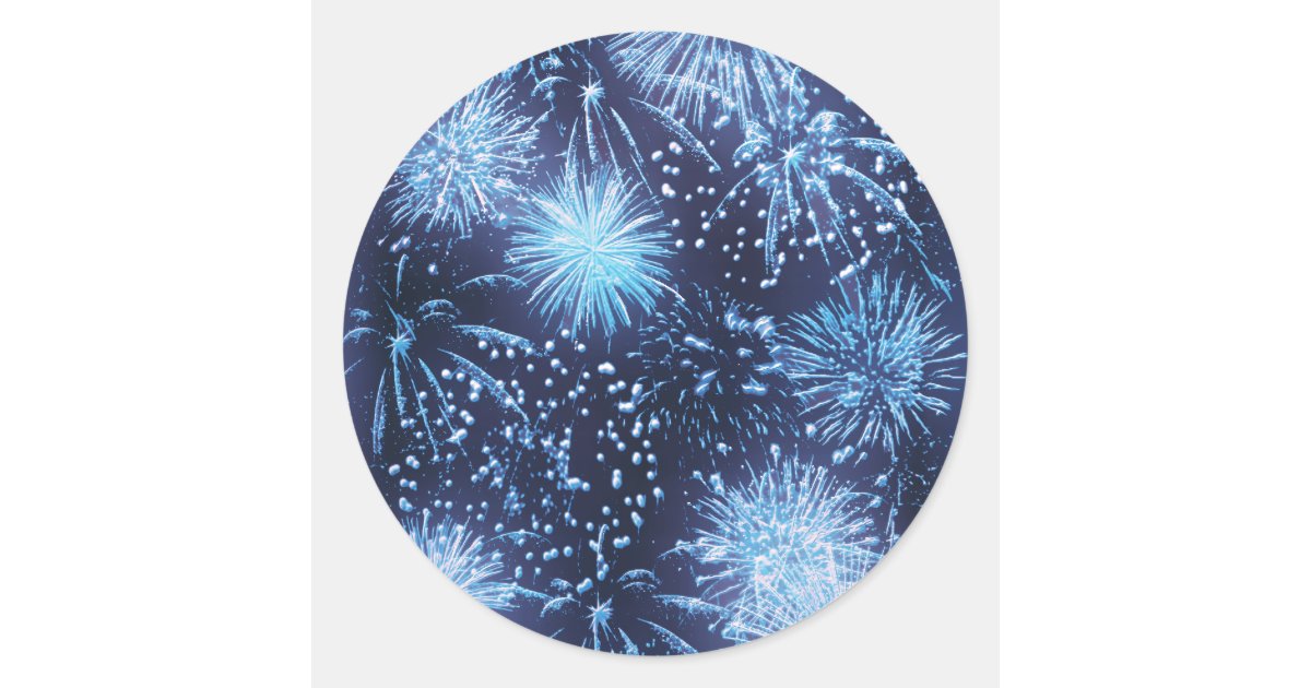 Fireworks exploding stickers | Zazzle