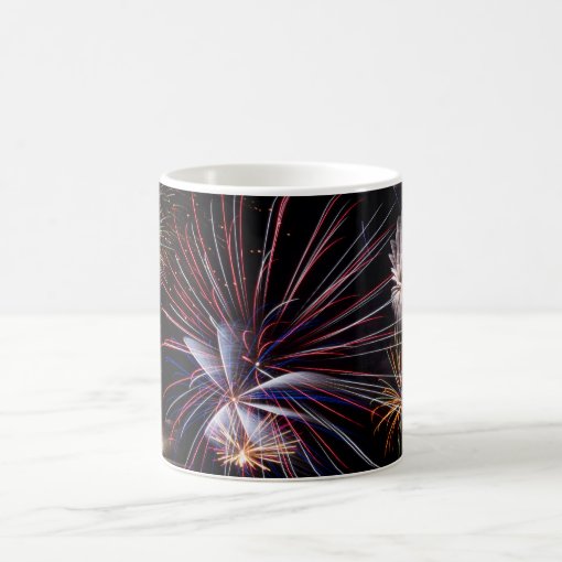 Fireworks Finale Color Changing Coffee Mug | Zazzle