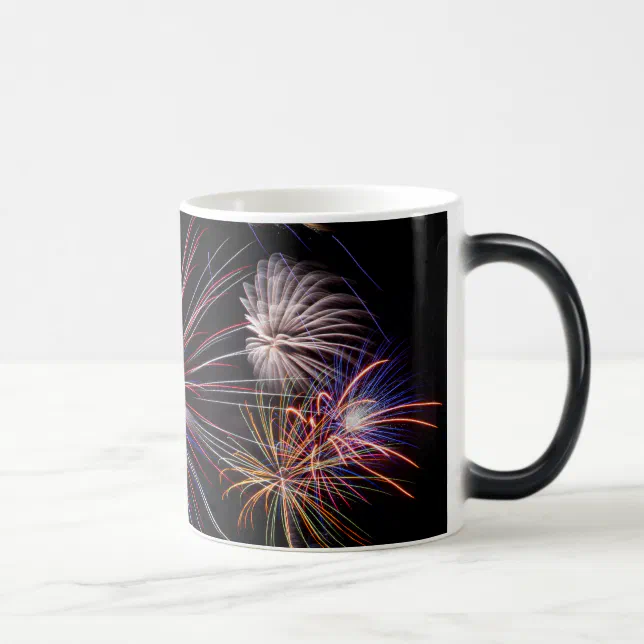 Fireworks Finale Color Changing Coffee Mug | Zazzle