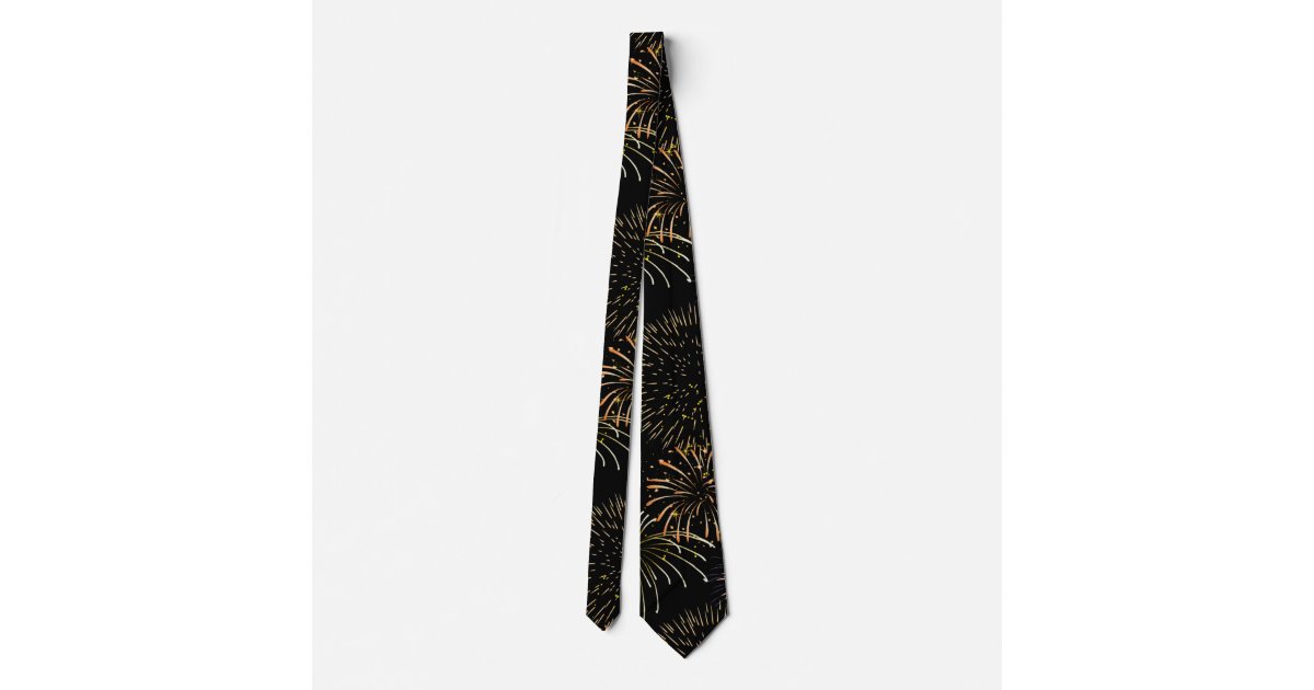 Fireworks Finale Tie | Zazzle