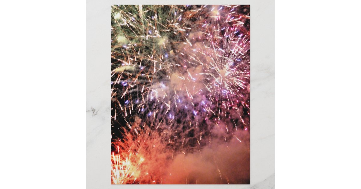 FIREWORKS FLYER | Zazzle