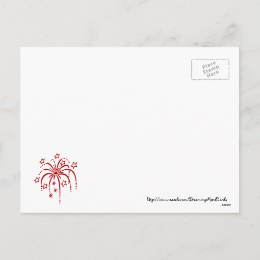 Fireworks Happy New Year Postcards | Zazzle
