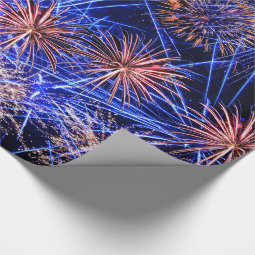 Fireworks image for Glossy Wrapping Paper | Zazzle
