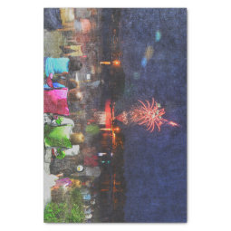 Fireworks Independence Day 4th Of July Tissue Paper | Zazzle
