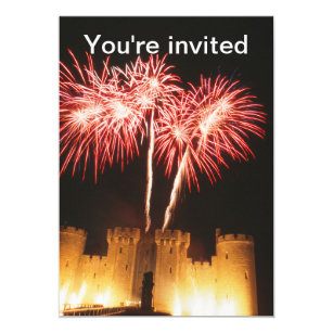 Fireworks Wedding Invitations | Zazzle