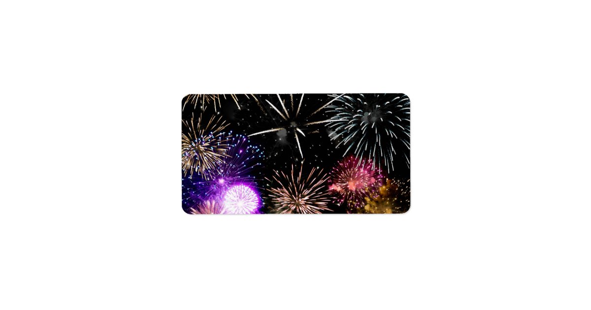 Fireworks Label | Zazzle