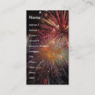 FIREWORKS Nighttime Colorful Explosions! Business Card | Zazzle.com