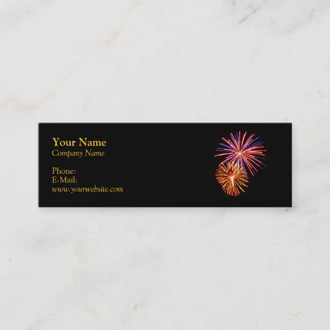 Fireworks P3621 Business Card | Zazzle