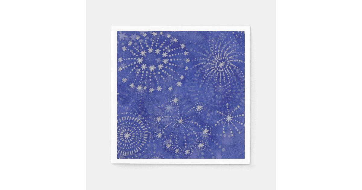 Fireworks Paper Napkins | Zazzle