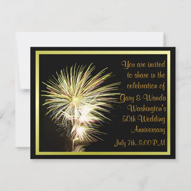 Fireworks Party Invitation | Zazzle