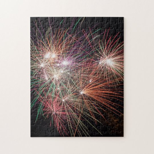 Fireworks photo puzzle | Zazzle.com