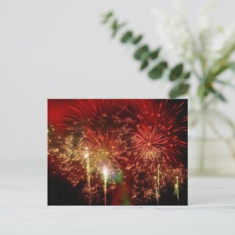 Fireworks Postcard | Zazzle
