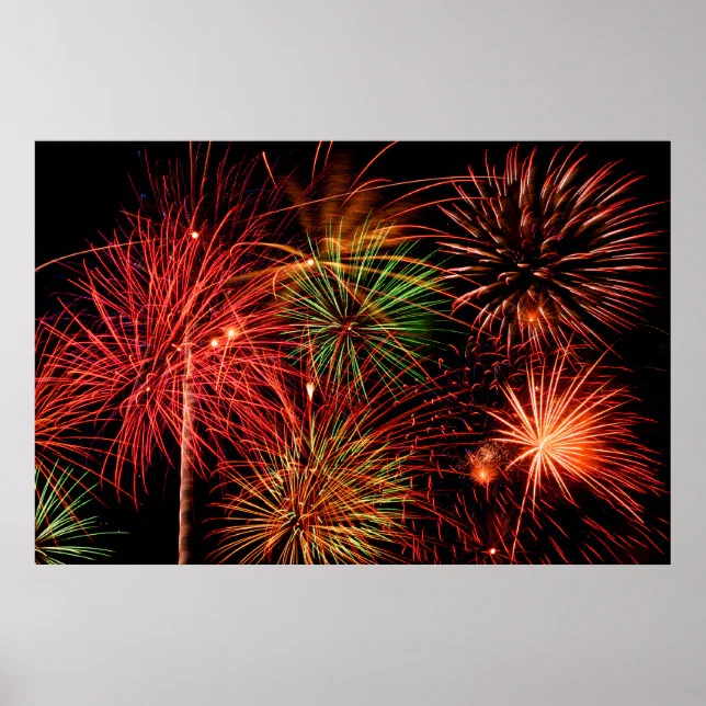 Fireworks Poster | Zazzle