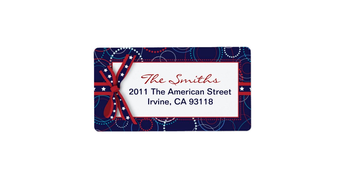 Fireworks Shipping Label | Zazzle.com