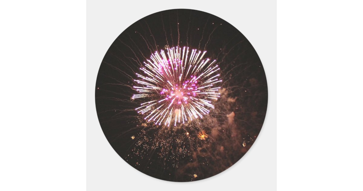 Fireworks sticker | Zazzle