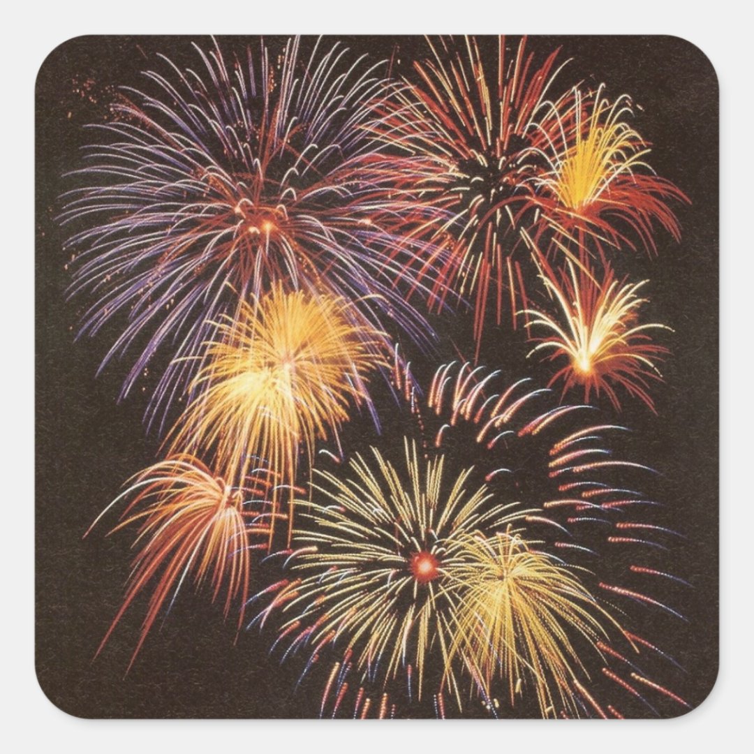 Fireworks - Sticker | Zazzle